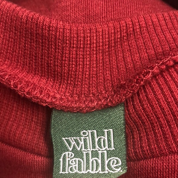 wild fable | Tops | Wild Fable Cropped Berry Maroon Sweatshirt | Poshmark